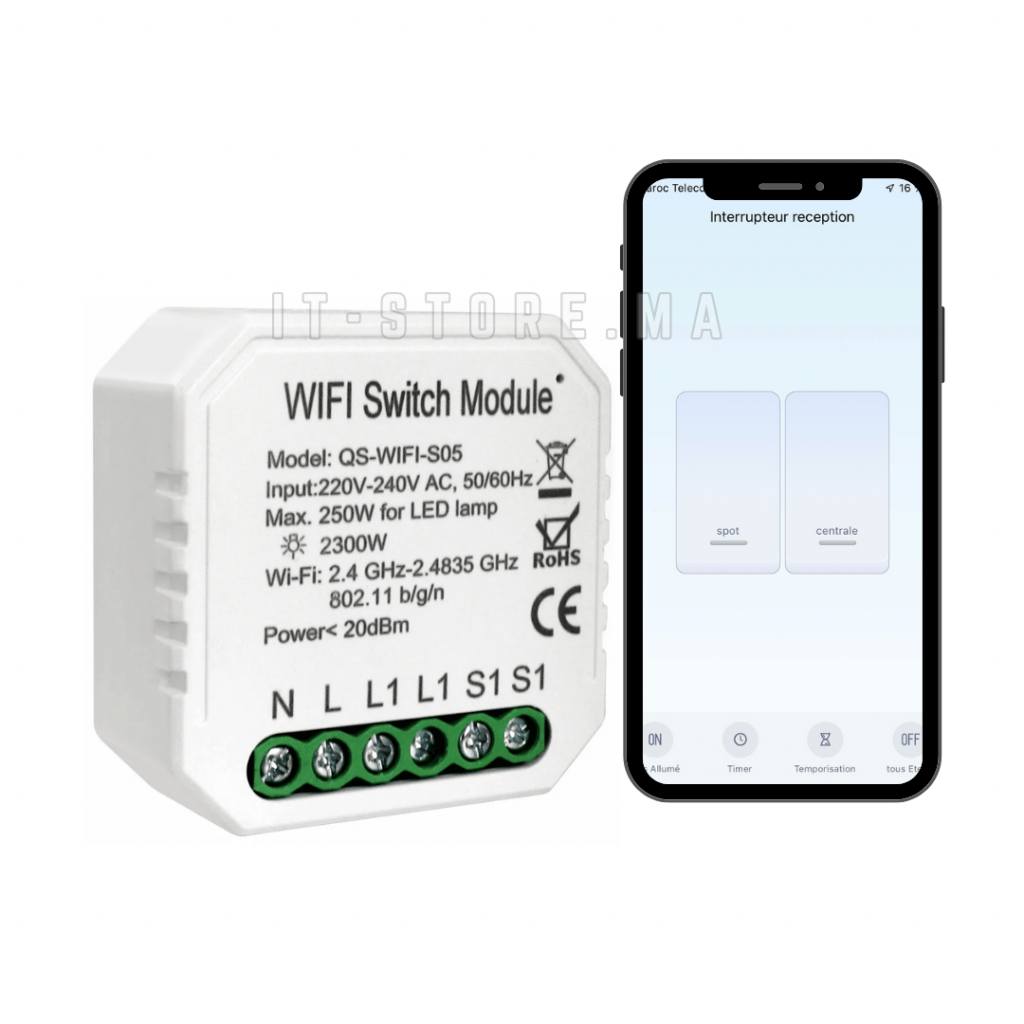 Interrupteurs - Domotique Maroc